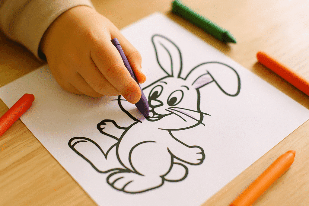 Rabbits Coloring In Pages - Coloring Pages Bundle